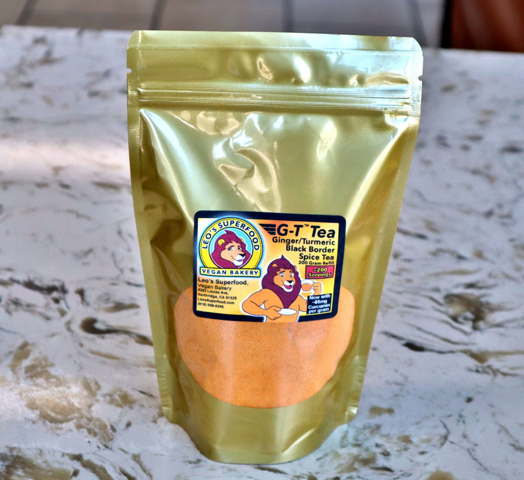 GT Tea: Ginger Turmeric Spice Tea – Leo's Superfood Vegan Cafe